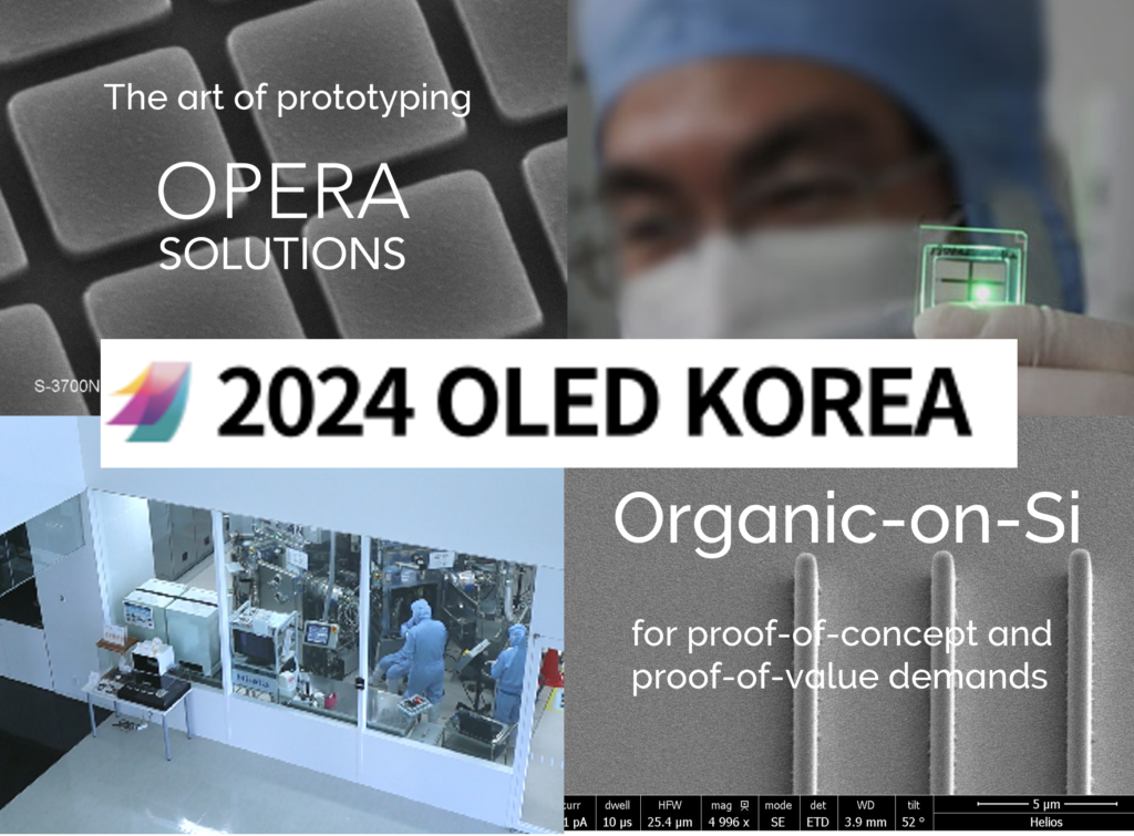 We will be exhibiting at OLED Korea again this year | OPERA Solutions Inc.
